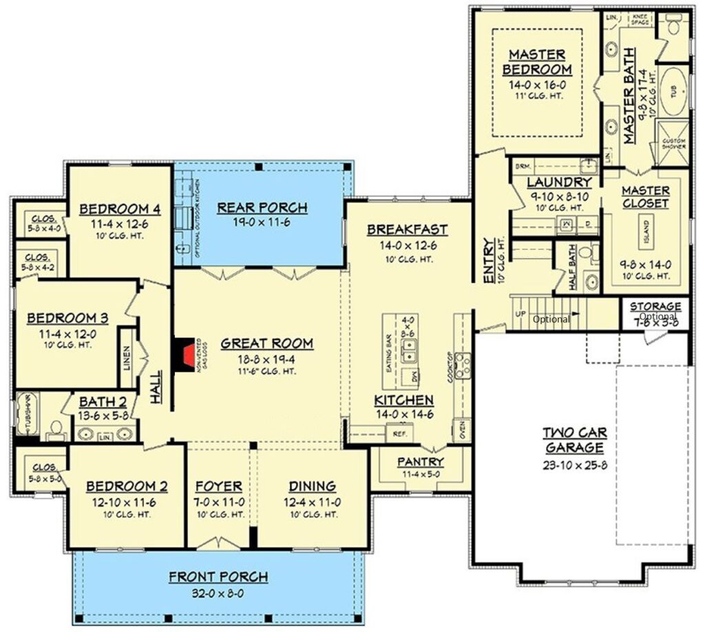 The Springfield floorplan - Remington Homes